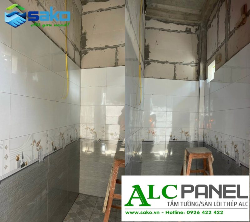 Tòa nhà kết cấu thép và Tấm sàn bê tông siêu nhẹ ALC Sako
